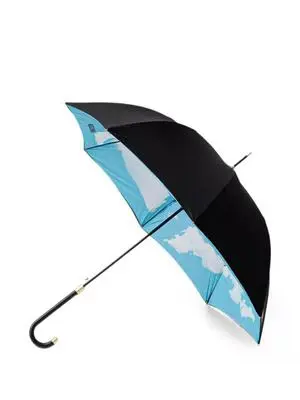 Moschino Cloud-print Umbrella - Black