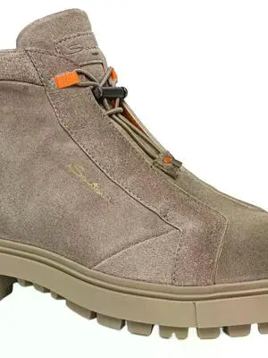 Santoni Suede Hiking Boots