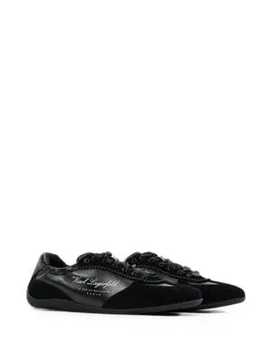 Karl Lagerfeld Altia Panelled Sneakers - Black