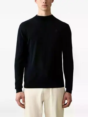 Karl Lagerfeld Logo-embroidered Sweater - Blue