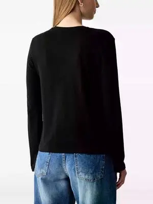 Liu Jo Logo Embellished Long Sleeve T-shirt