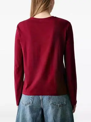 Liu Jo Long Sleeve T-shirt With Embroidered Logo