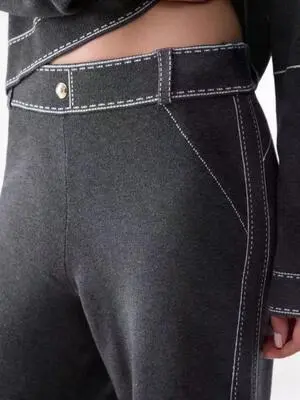 Liu Jo Trousers With Contrast Stitching
