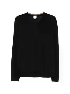 Paul Smith V-neck Merino-wool Sweater - Black