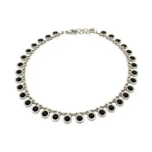 BY VIRGO Blue / Silver Noctra Necklace