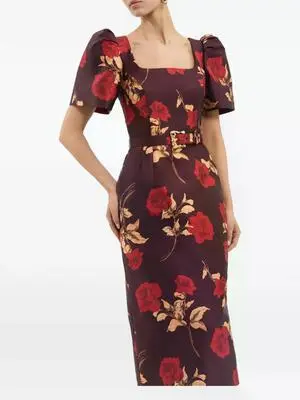 Rebecca Vallance Melora Short Sleeve Midi Dress