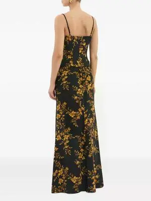 Rebecca Vallance Gilded Floral Maxi Dress