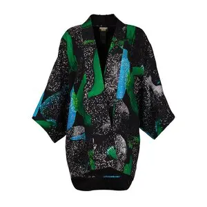 CRONO ZEE Bleu Reversible Kimono - Black/orange