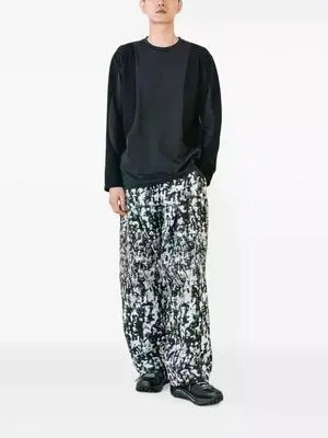 YOSHIOKUBO Panelled Long-sleeve T-shirt