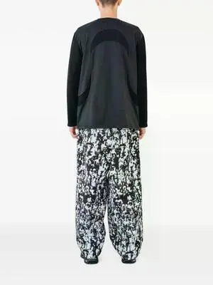 YOSHIOKUBO Panelled Long-sleeve T-shirt