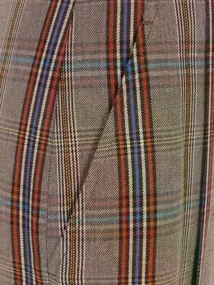 VIVIENNE WESTWOOD Checked Wide-leg Trousers