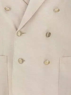 Eleventy Double-breasted Peak-lapel Blazer