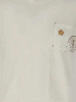 BOB Embroidered-detail Chest-pocket T-shirt