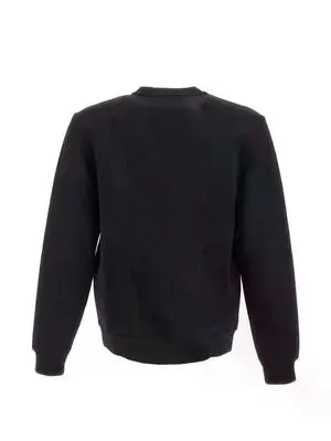 EA7 Logo-patch Ribbed Sweatshirt
