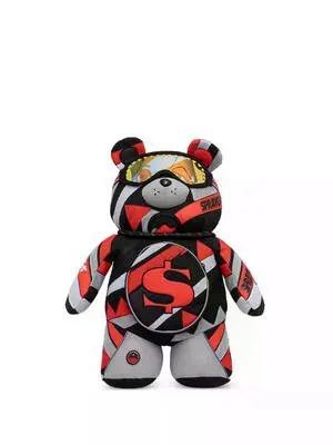 SPRAYGROUND Bear-shaped Graphic-print Backpack