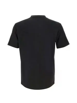 EA7 Metallic Logo-plaque T-shirt - Black