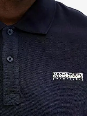 NAPAPIJRI Box Logo-patch Piqué Polo Shirt