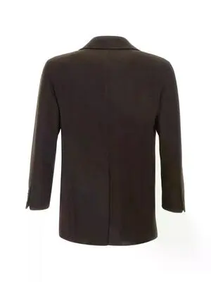 Tagliatore Double-breasted Logo-pin Coat