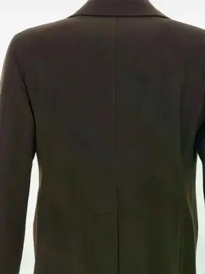 Tagliatore Double-breasted Logo-pin Coat