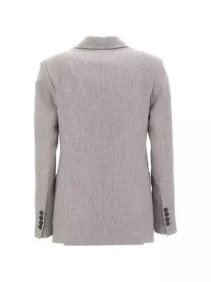 Eleventy Double-breasted Peak-lapel Blazer