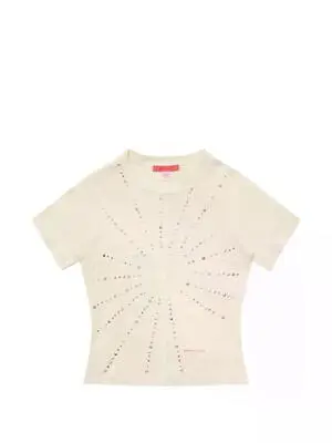 Eckhaus Latta Lapped Baby T-shirt - Neutrals