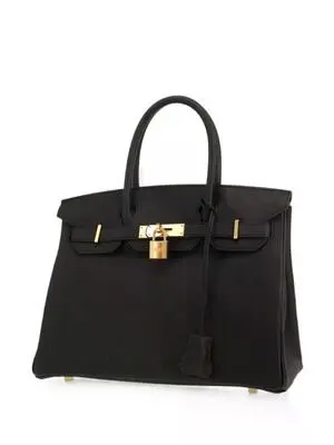 Hermès Hermès 2025 30 Birkin Tote Bag Black