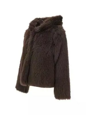 KAOS Faux-fur Hooded Coat