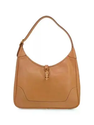 Hermès Hermès 1993 Trim Courchevel Shoulder Bag Brown