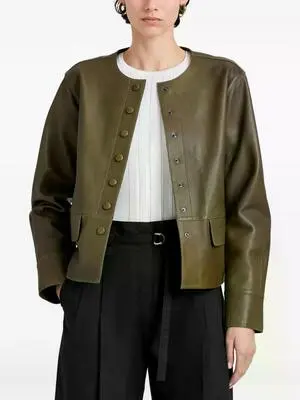 Proenza Schouler White Label Robin Leather Jacket - Green