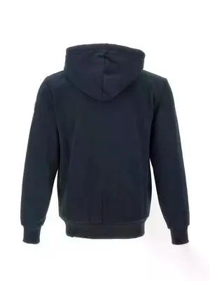 COLMAR Logo-patch Zip-up Hoodie - Blue