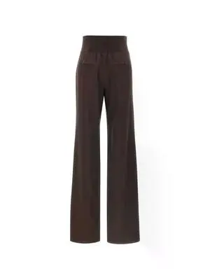 Marella Buckled Strap Wide-leg Trousers