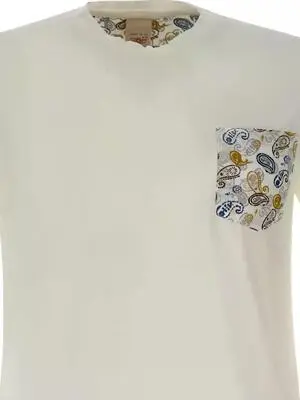 BOB Beach Paisley-pocket T-shirt