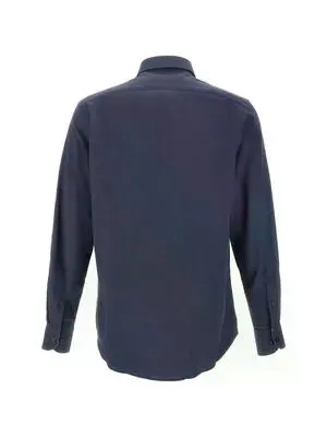 Paul & Shark Check-patterned Insert Chest-pocket Shirt