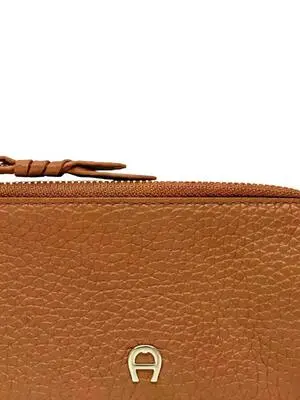 AIGNER Carré Soft Logo-plaque Card Case