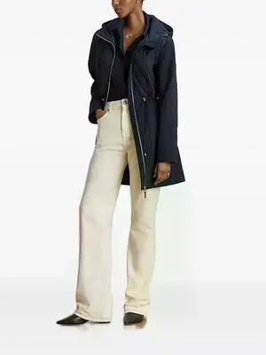 Ralph Lauren Quilted-panel Drawstring Coat