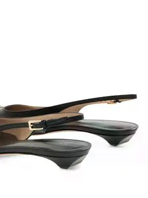 TOM FORD Shiny-leather Thea Slingkback Ballerinas
