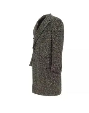 Tagliatore Pino Lerario Herringbone Double-breasted Coat