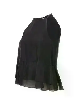 KAOS Ruffled Sleeveless Top