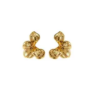 MICKEY'S GIRL Moon Bloom Waterproof Earrings - Gold