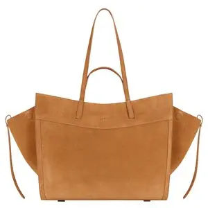 SAONARA BRAND Shopping Bag Camel Suede - Brown