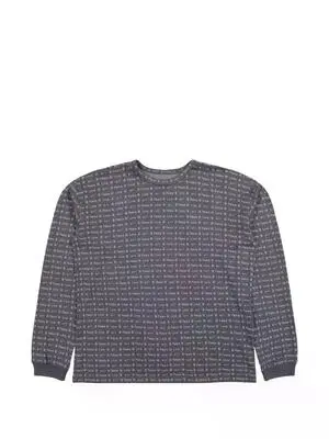 ERL Jacquard-knit Long-sleeved T-shirt - Brown