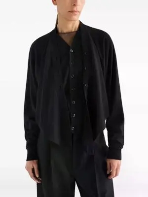 LEMAIRE Lemiare Merino Wool Blend Trompe-l’œil Cardigan