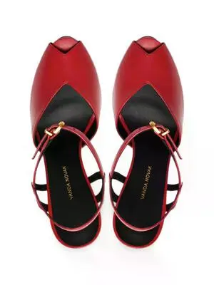 VANDA NOVAK Marilyn Peep-toe Pumps