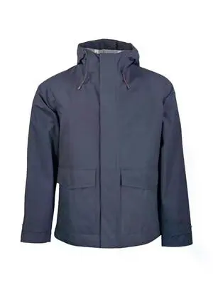 SAVE THE DUCK Hooded Cotton Parka - Blue
