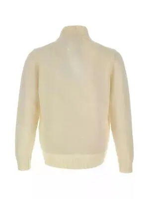 FILIPPO DE LAURENTIIS Half-zip Merino-wool Sweater