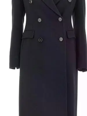 Tagliatore Meriel Double-breasted Coat - Black