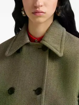 Marni Double-breasted Tweed Coat
