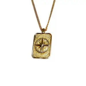 Rachel Nathan North Star Tag Necklace