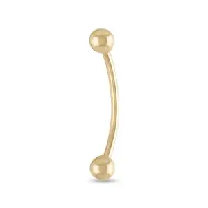 Zahav Jewelry 10k Solid Belly Ring - Gold