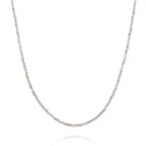 NELLOU JEWELLERY Labradorite Orbit Necklace - Gold